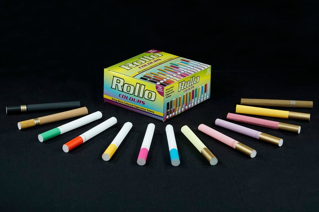 ROLLO | ROLLO ACCENT CIGARETTE TUBES WITH MULTI-COLORED TIPS