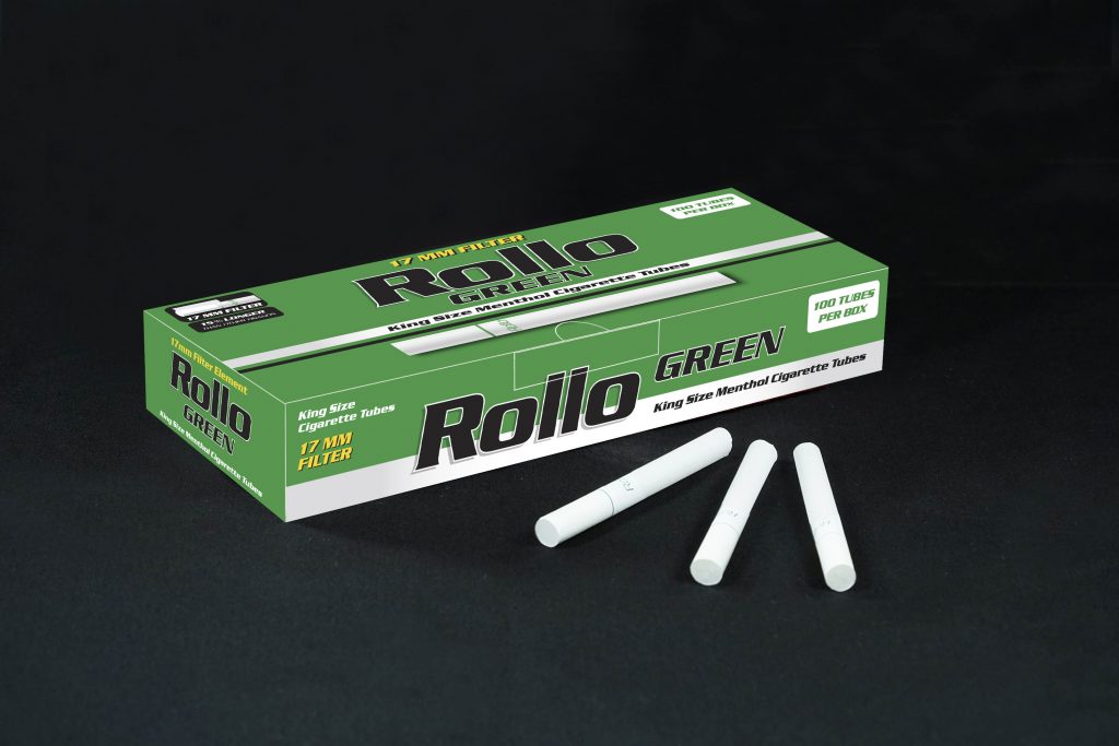 ROLLO | ROLLO GREEN MENTHOL CIGARETTE TUBES 100CT