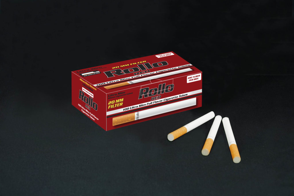 ROLLO | ROLLO RED ULTRA SLIM CIGARETTE TUBES 100CT